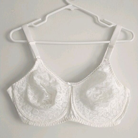 Bali | Intimates & Sleepwear | Bali Bra 38d White Floral Balconette ...